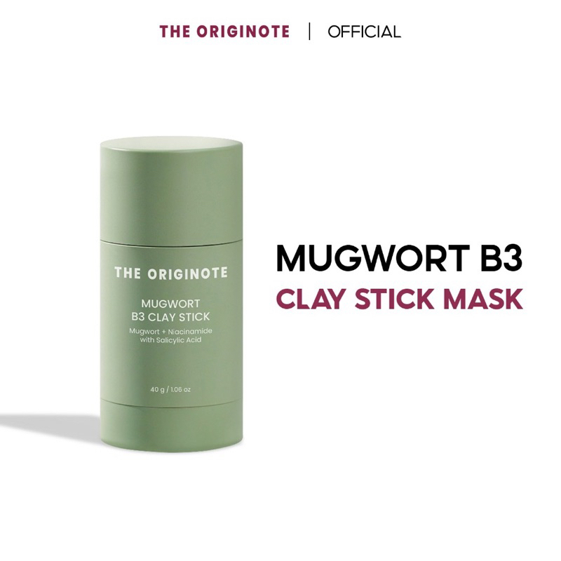 The Originote Mugwort Mud Mask Jing Zhu Chai Stick Acne Treatment Clear ...