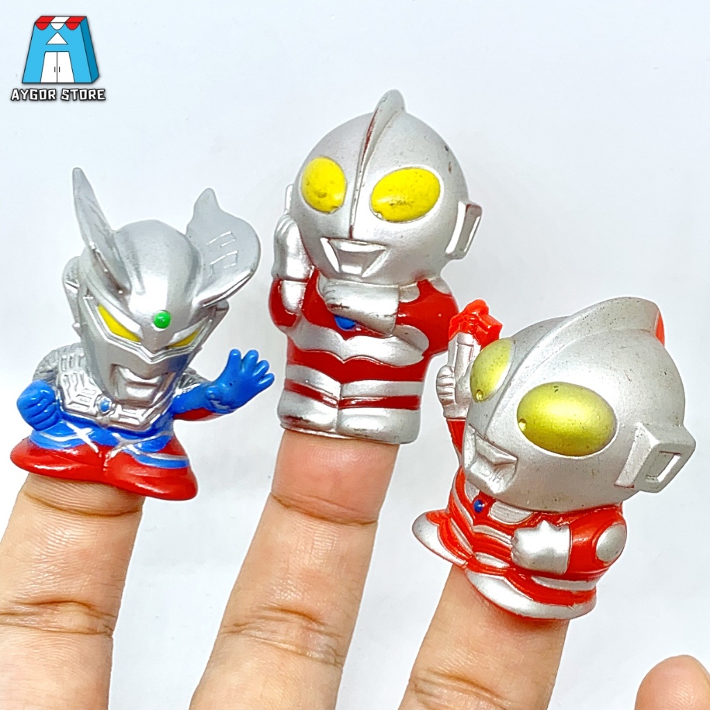 Finger Puppet Ultraman Doll Model Figure Second Hand Japanese Genuine ...