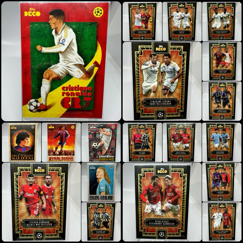 Authentic Topps Football Collection Card Model DECO 2023-24 Artistry ...