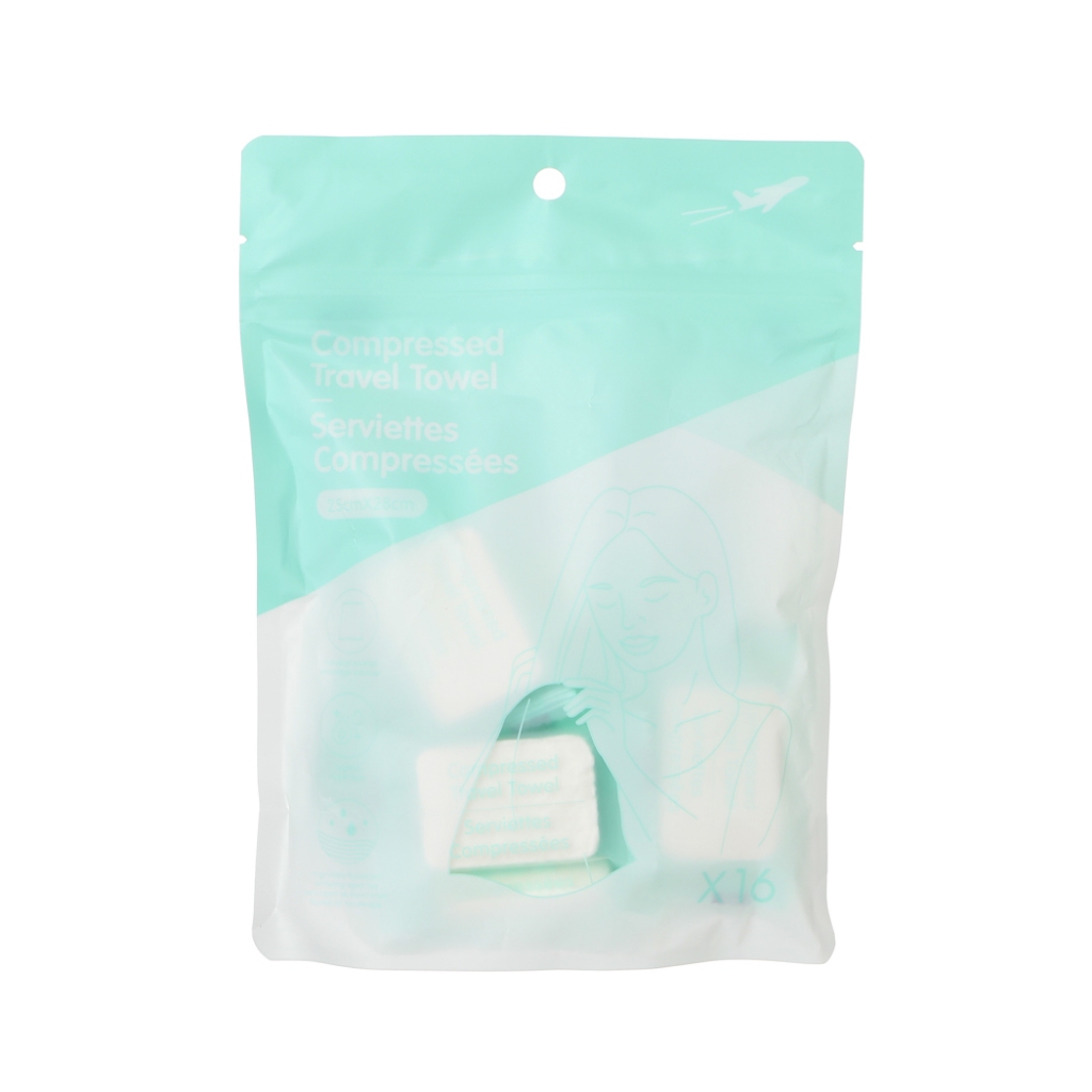 MINISO Pocket Size Pellets Towel For Travel (16 pcs) | Shopee Malaysia