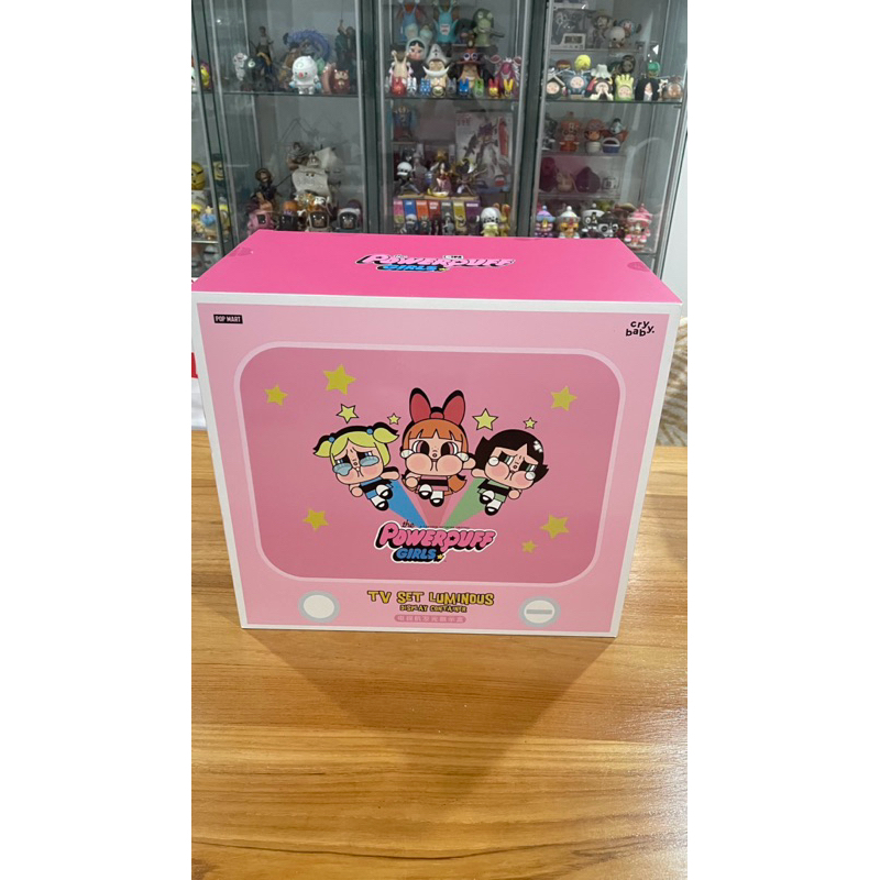 pop mart: crybaby powerpuff girls series TV Lumionous display box ...