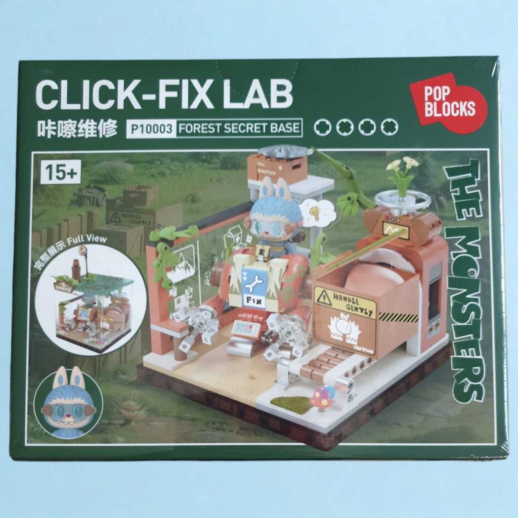 POP Blocks THE MONSTERS Forest Secret Base Series Blocks-CLICK-FIX LAB ...
