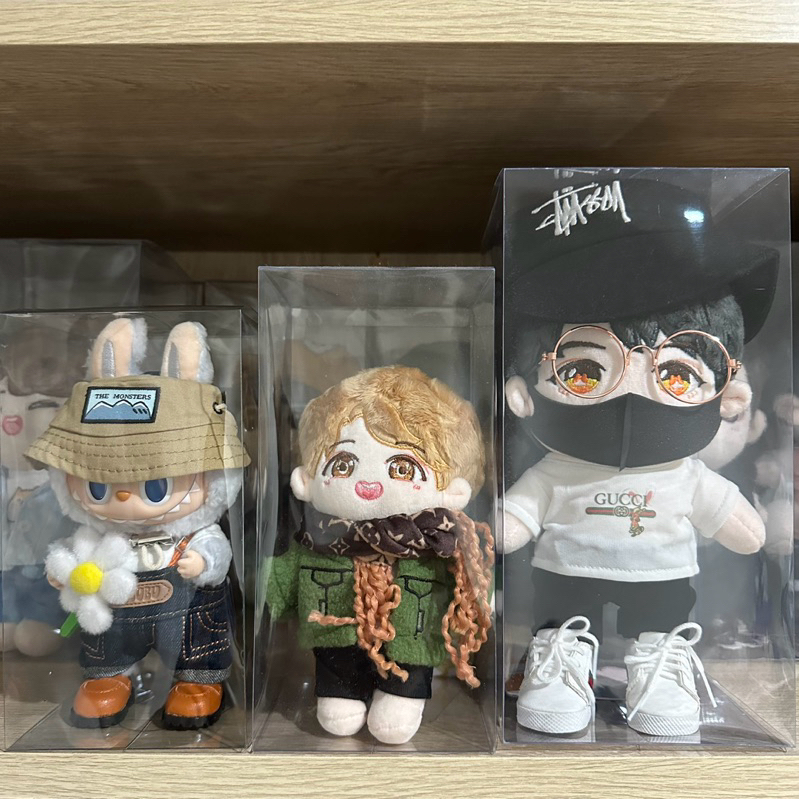 [Labubu Size Update!!!] Transparent Box For Collectible Doll 15/17/20cm ...