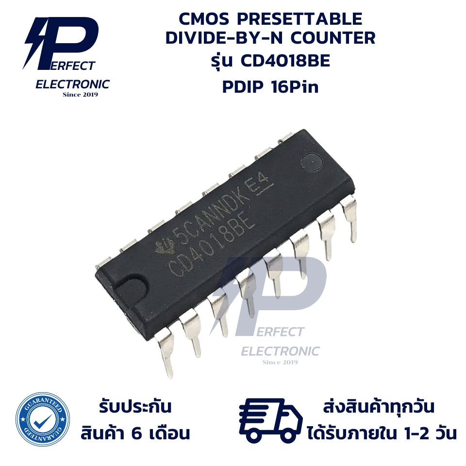 CD4018BE CMOS PRESETTABLE DIVIDE-BY-N COUNTER PDIP 16Pin | Shopee Malaysia