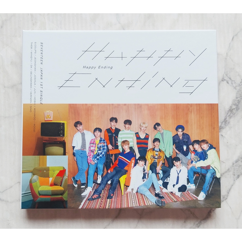 SEVENTEEN Japanese Album-Happy Ending Limited A Unwrapped No Kpop CD ...