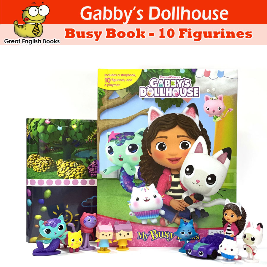 *Original Copyright* English Book Gabby's Dollhouse My Busy Books-Storybook 10 figu | Shopee ...