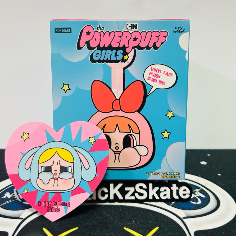 Popmart Crybaby The Powerpuff Girls (Bunny Bubbles) Check Card | Shopee ...