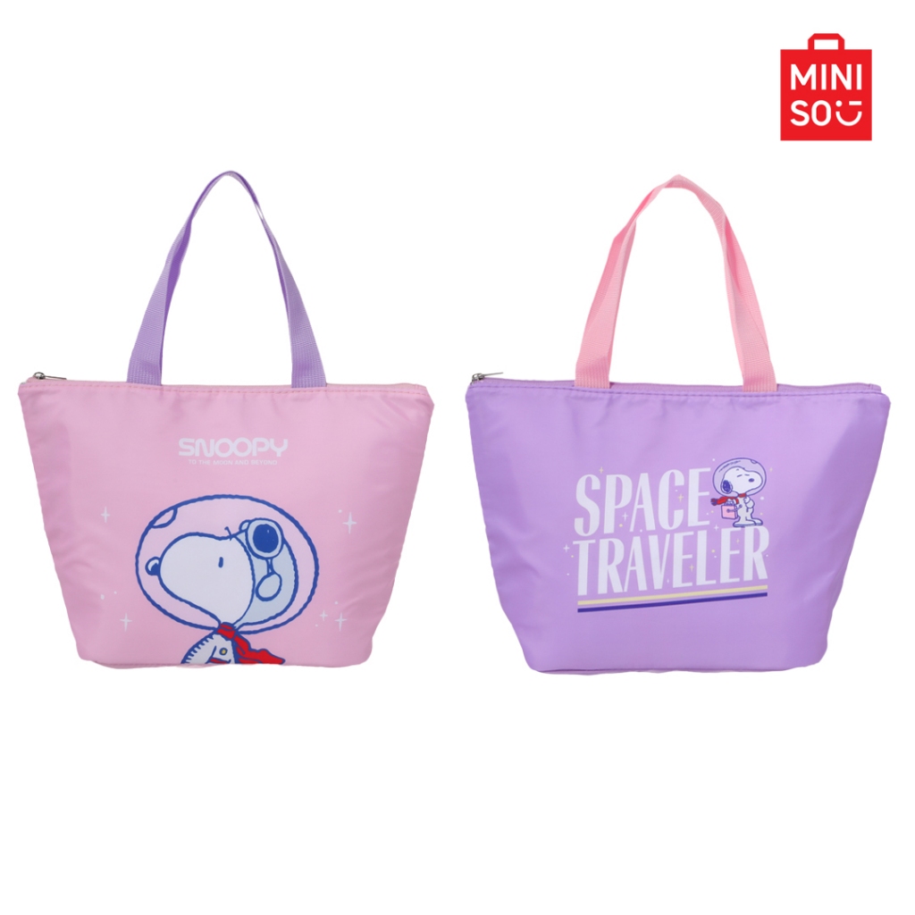 MINISO Lunch Box Bag Snoopy the Little Space Explorer Collection ...