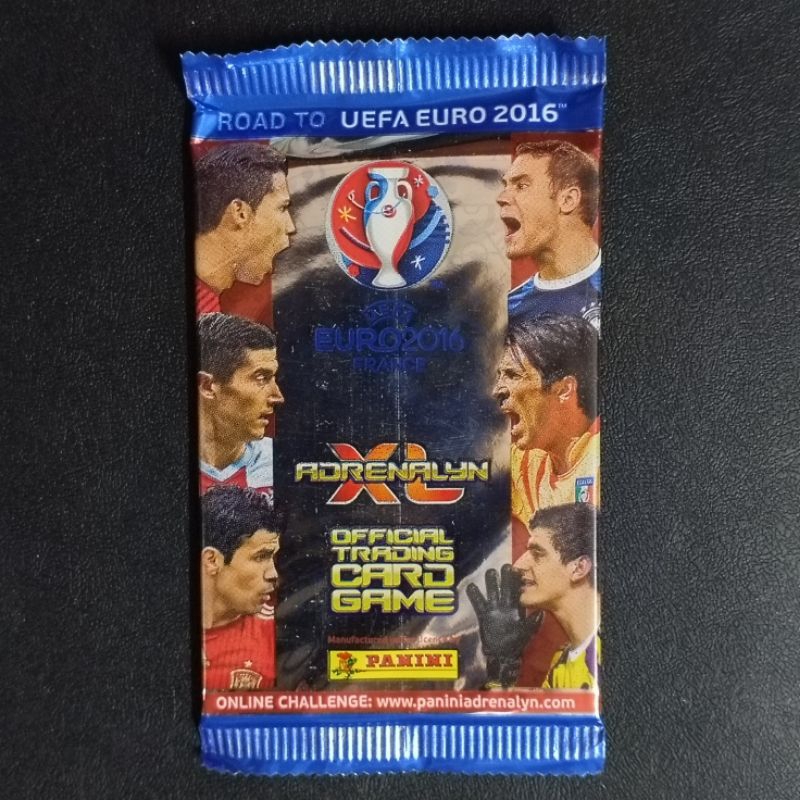 (Sealed Pack) Random Football Card Pack PANINI ADRENALYN XL UEFA EURO ...