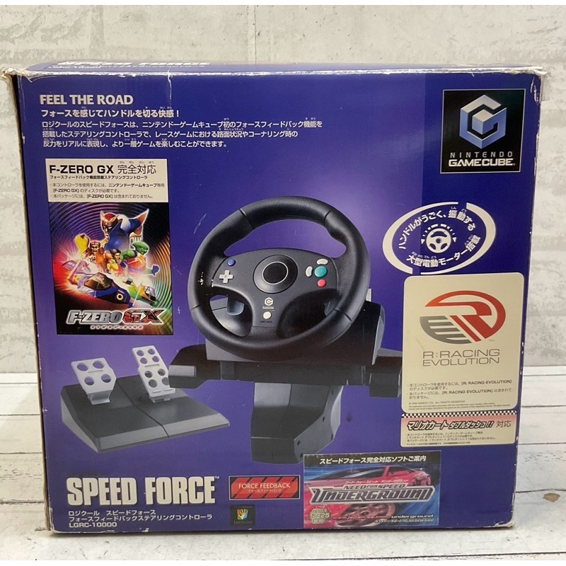 Used Nintendo Gamecube Speed Force Steering Wheel Controller Imported ...