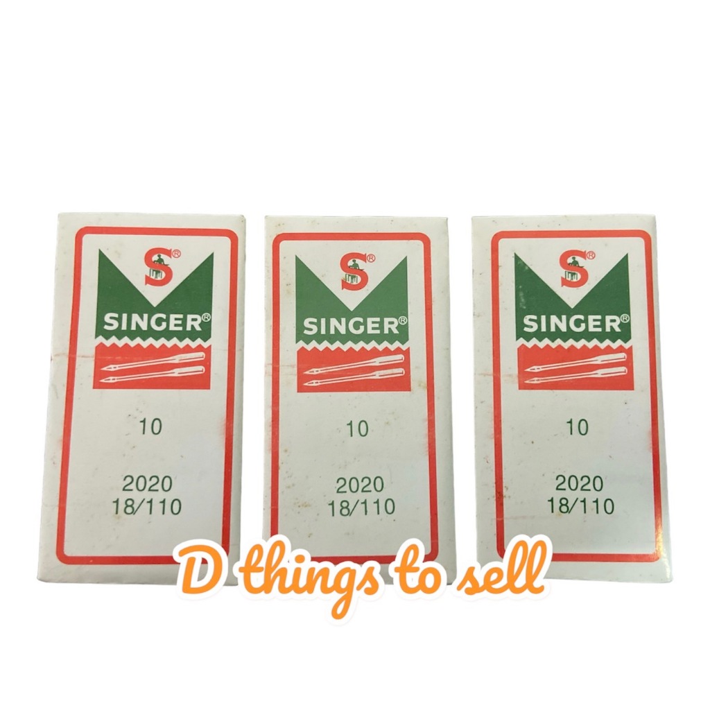 Normal Machine Needle Brand Singer No. 18 (1 Pack Contains 10 Books ...