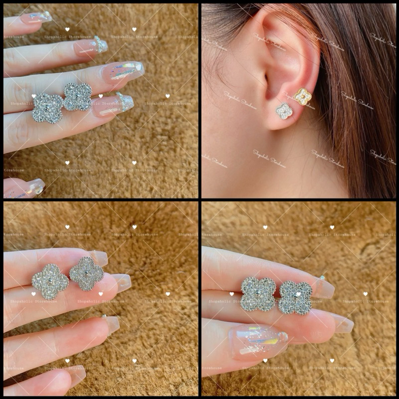 You Are Very Cute Vca Sweet Alhambra 8mm Earrings Original 1: 1 ...