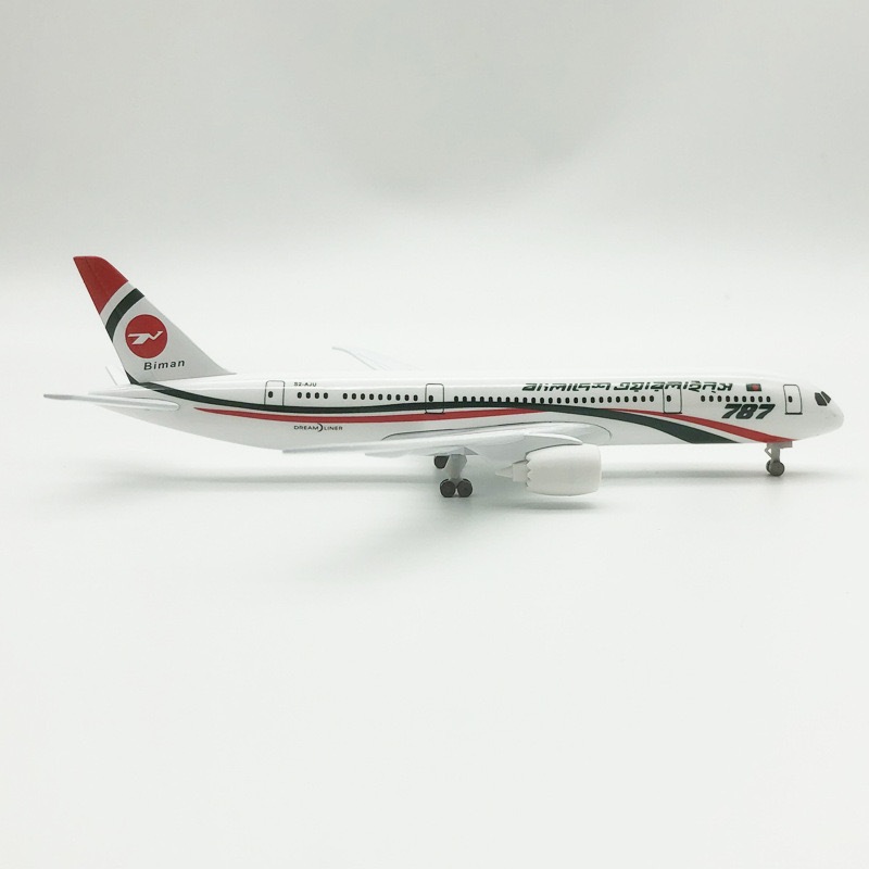 Airplane Model biman ฺ Bangladesh airlines Boeing 787 Size 20 Cm Made ...