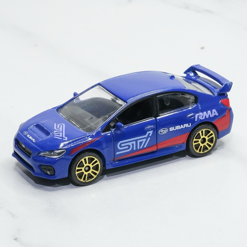 Majorette Subaru WRX STI Metal Car Model Racing Pattern Blue | Shopee ...