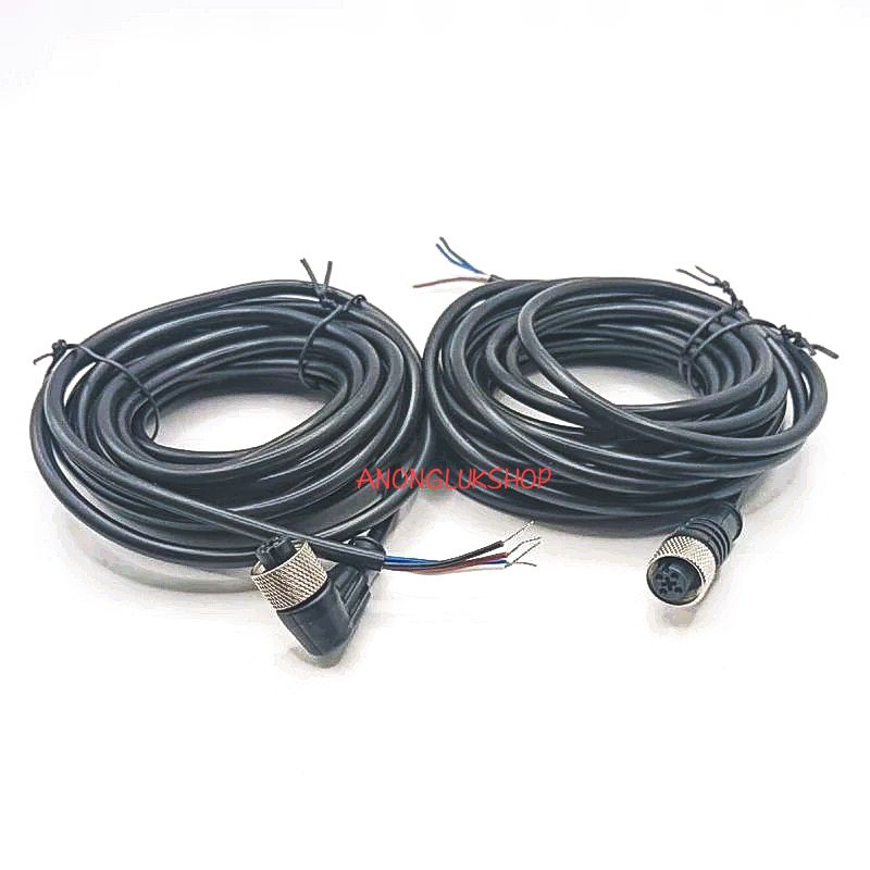 1 Line Sensor Cable PLUG M12 Female 5 Meter 4 Pin Connector M12 ...