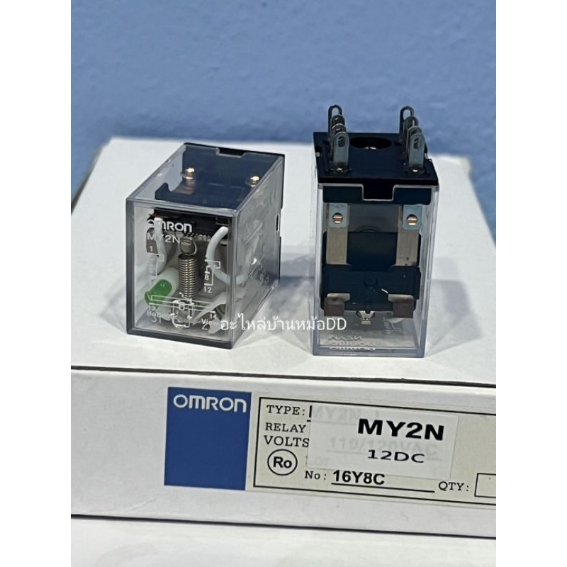 Relay Omron MY2N 12vdc 24vdc 12vac 24vac 110vac 220vac | Shopee Malaysia