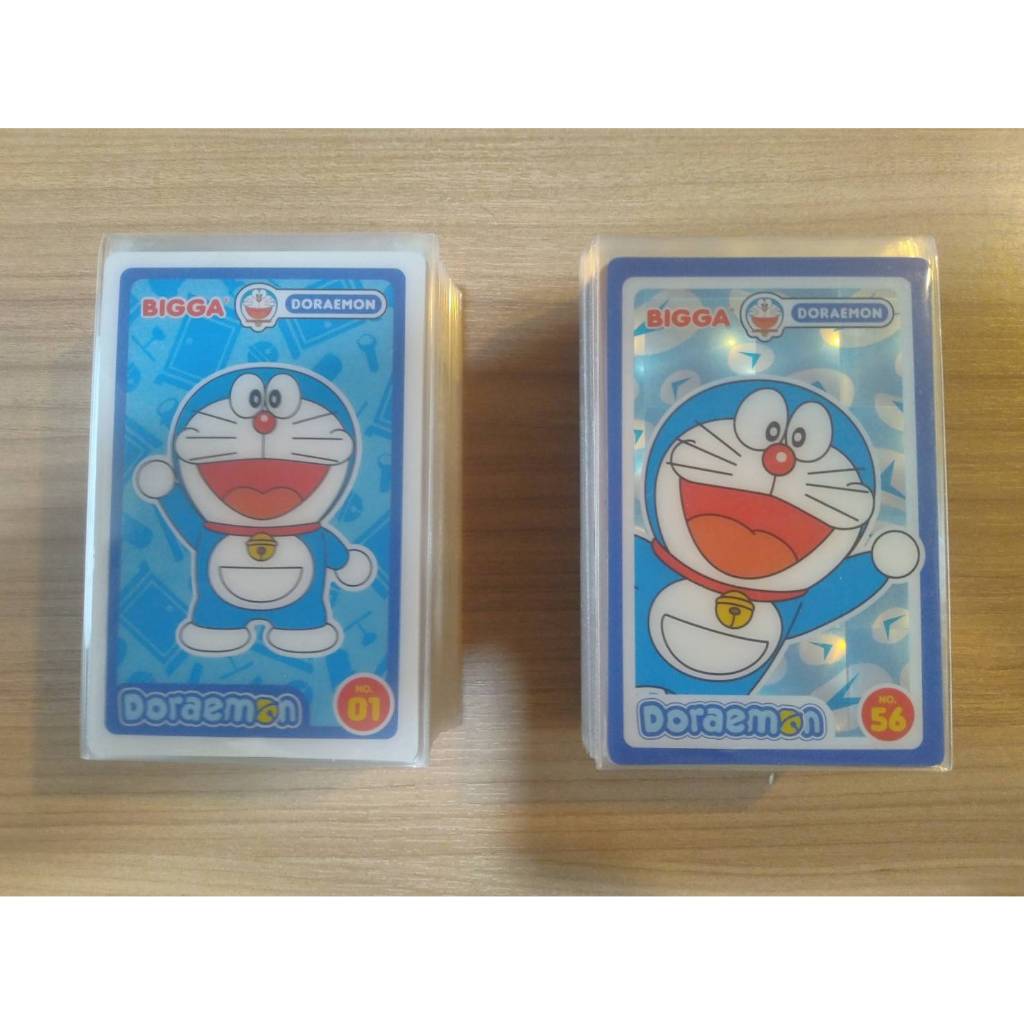 Full Set: Bigga Doraemon Card Level N (Normal) And R (Rare) Complete ...