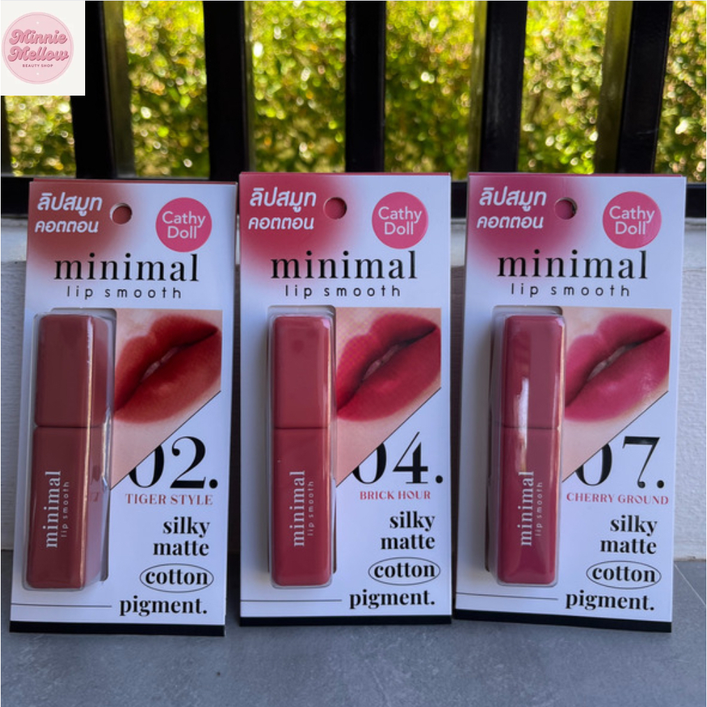 Cathy Doll minimal lip smooth Katy Is Available In 3 Colors. | Shopee ...
