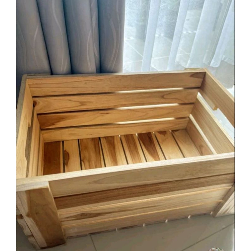 Extra Large Wooden Crate With Fruit | Shopee Malaysia