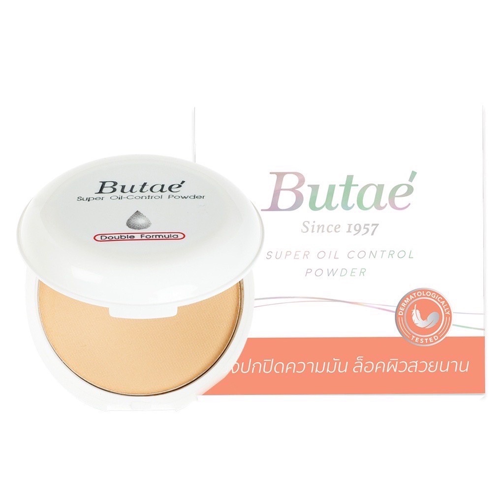 BUTAE Super Oil Control Powder 13g. Bute New White (1pc) | Shopee Malaysia