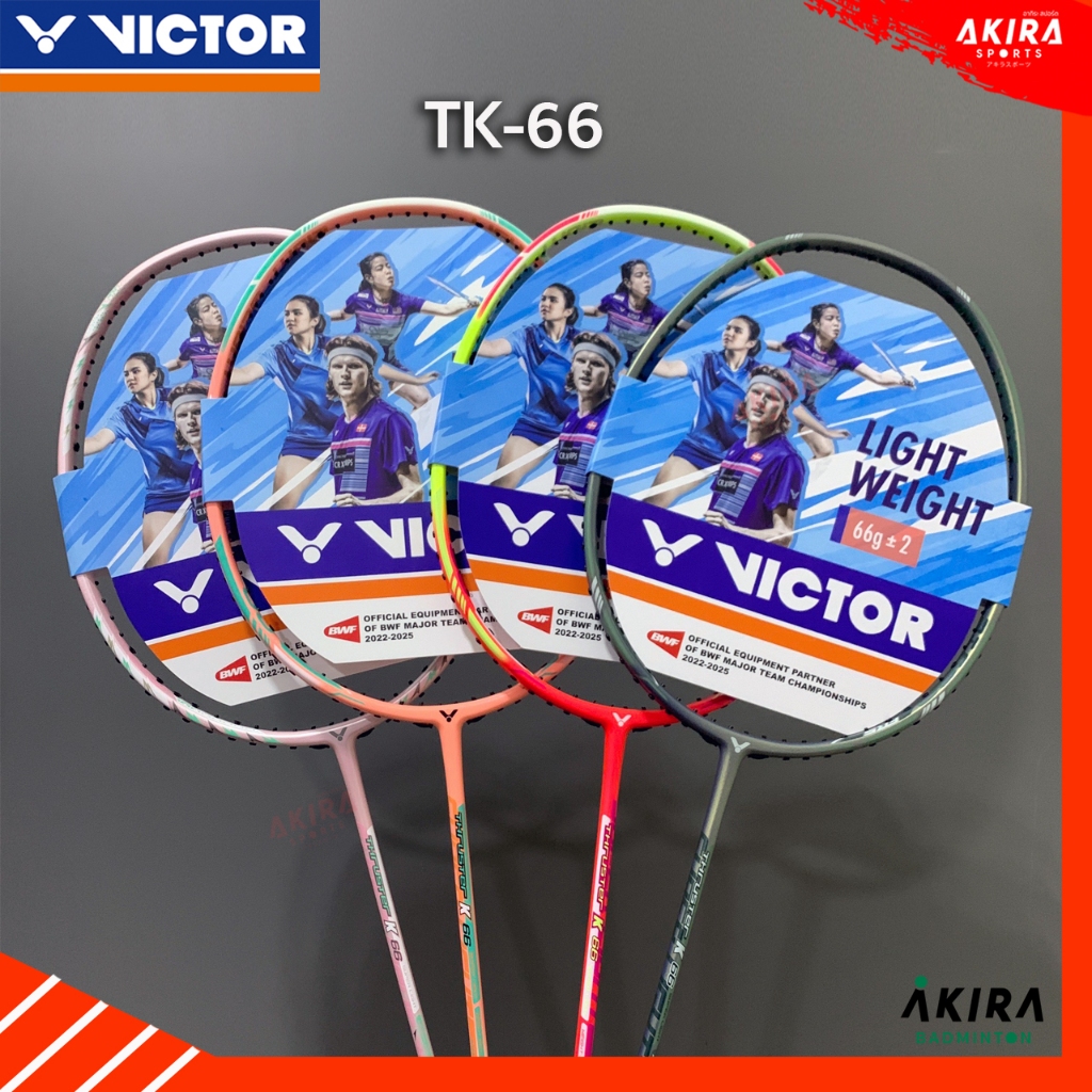 Victor Badminton Racket Model TK-66 Free String And Net Case With ...