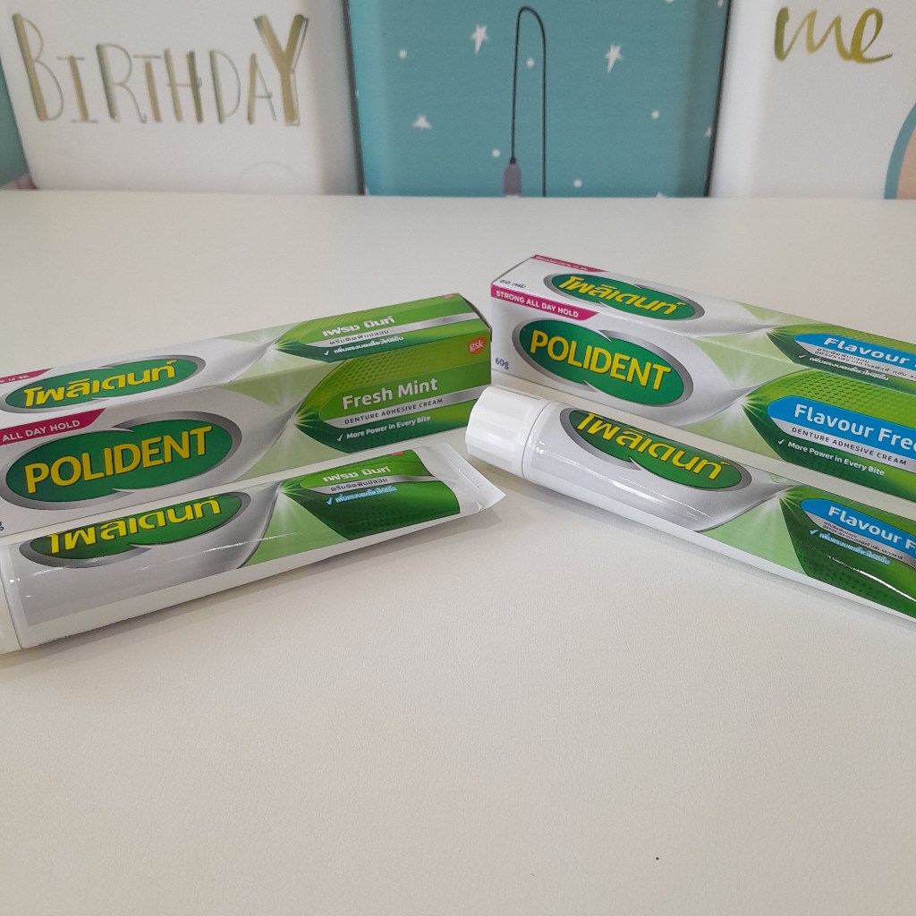 polident Denture Cream Adhesives 60 G Pack Polydent | Shopee Malaysia