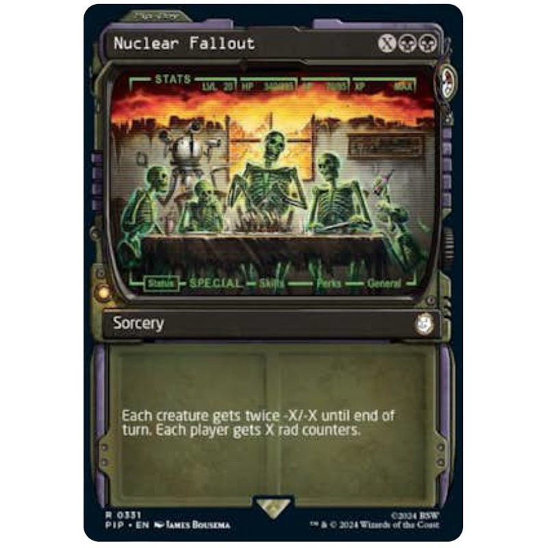 Universes Beyond: Fallout Variants: Nuclear (0331-Pip-Boy) | Shopee ...