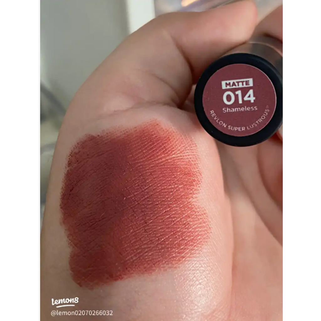 Revlon Super Lustrous Lips Lipstick Color 014 Shameless (New Lip ...