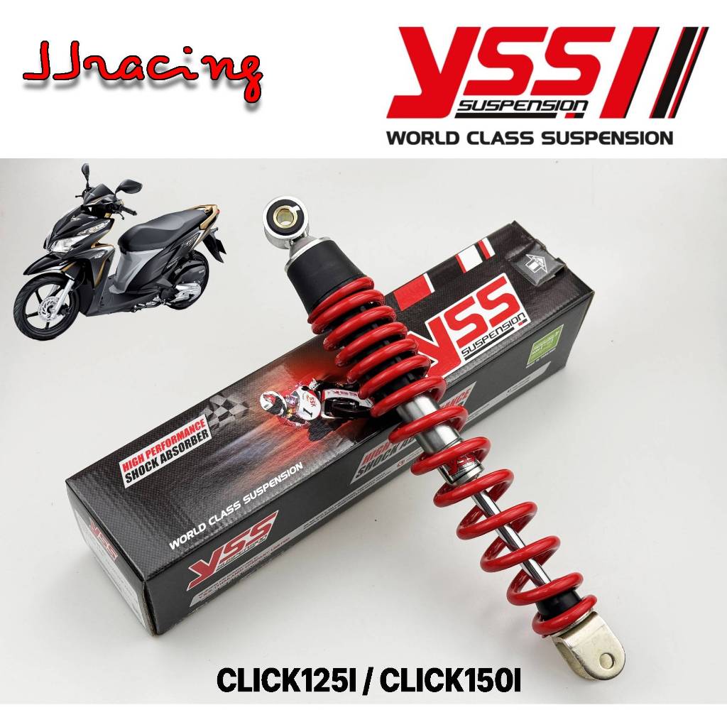 YSS Original Absorber Honda Click125i/Click150i 330mm Rear Monoshock ...
