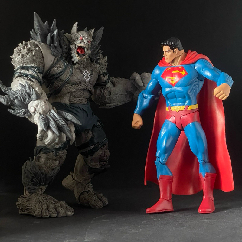 DC Multiverse Batman Earth 1 Devastator Doomsday vs Superman Action ...