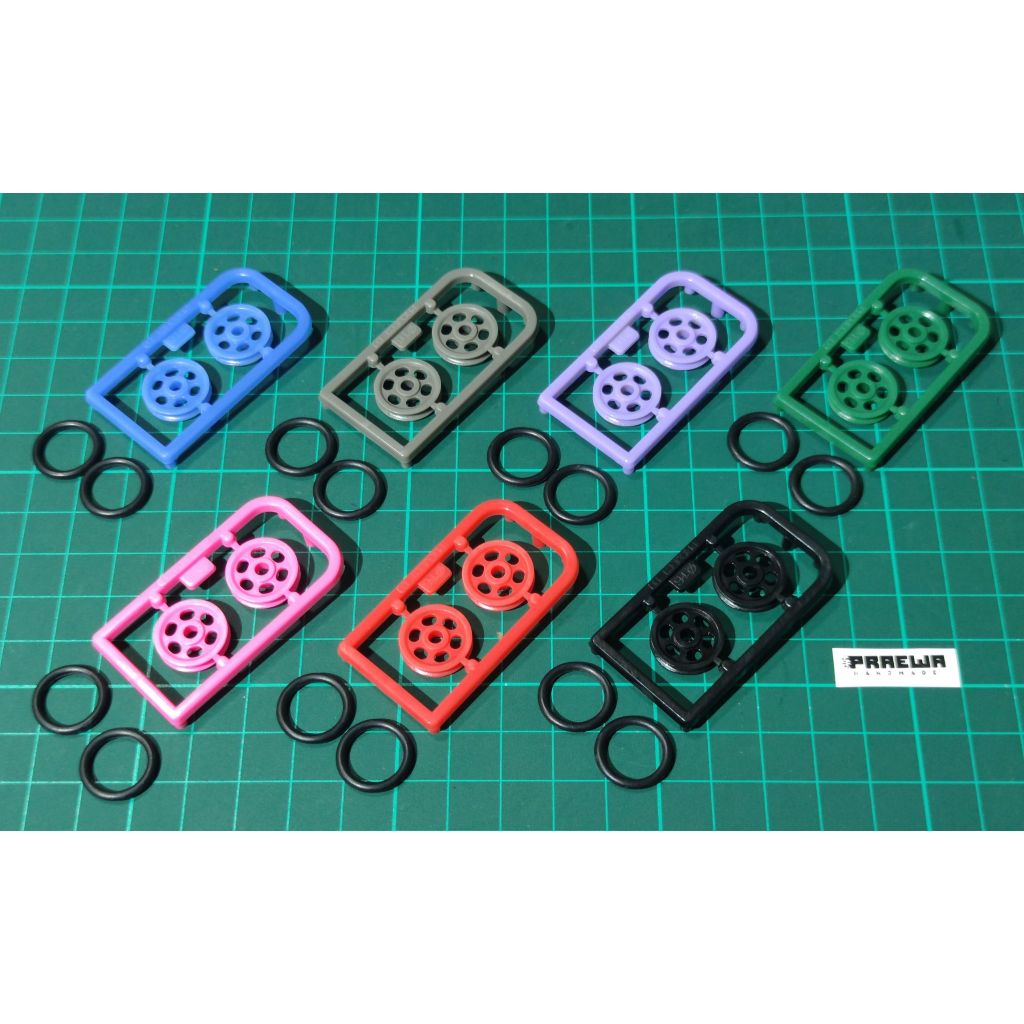 16mm Rubber Edge Roller Tee OPB Upgrade!-Low Friction Plastic Rollers W ...