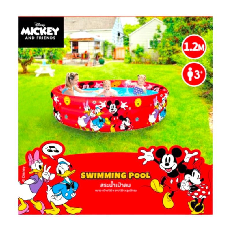 Round Inflatable Pool MICKEY MOUSE/THE LITTLE MERMAID/SPIDER-MAN 3 ...