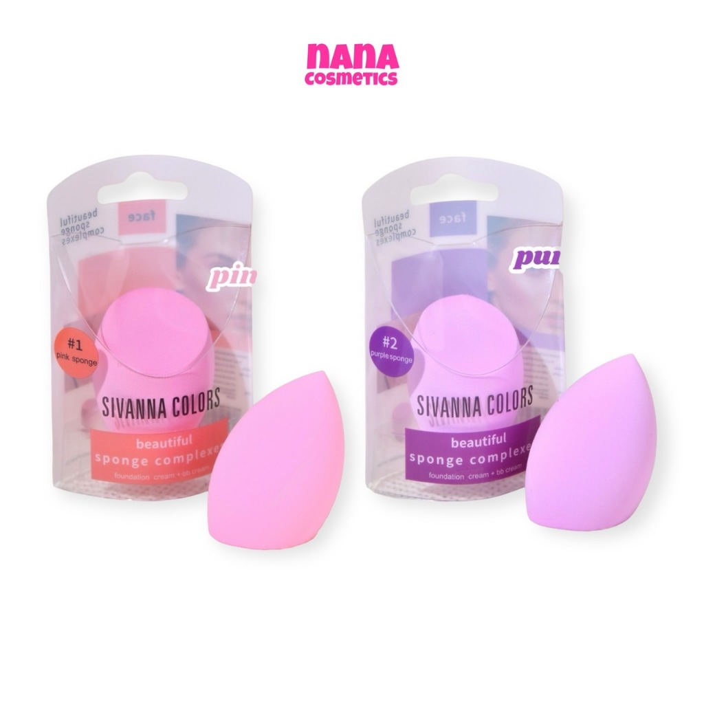HF01 Seavenna Colours Beautiful Sponge Complex Sivanna Colors Complexes | Shopee Malaysia