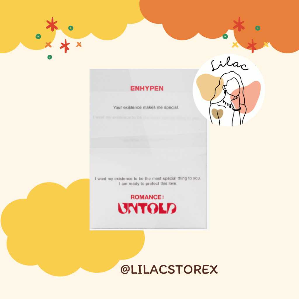 ENHYPEN ROMANCE UNTOLD WEVERSE VER Album Un Sealed | Shopee Malaysia