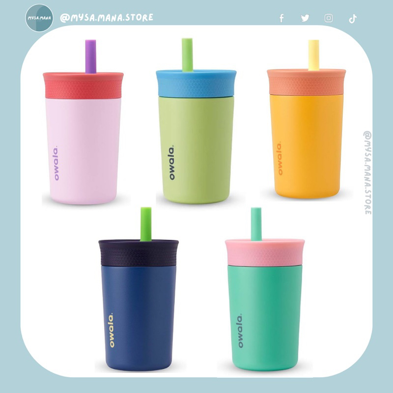 Owala Kids Tumbler 12oz (354ml) Children's Cold Water (Adult Can Use ...