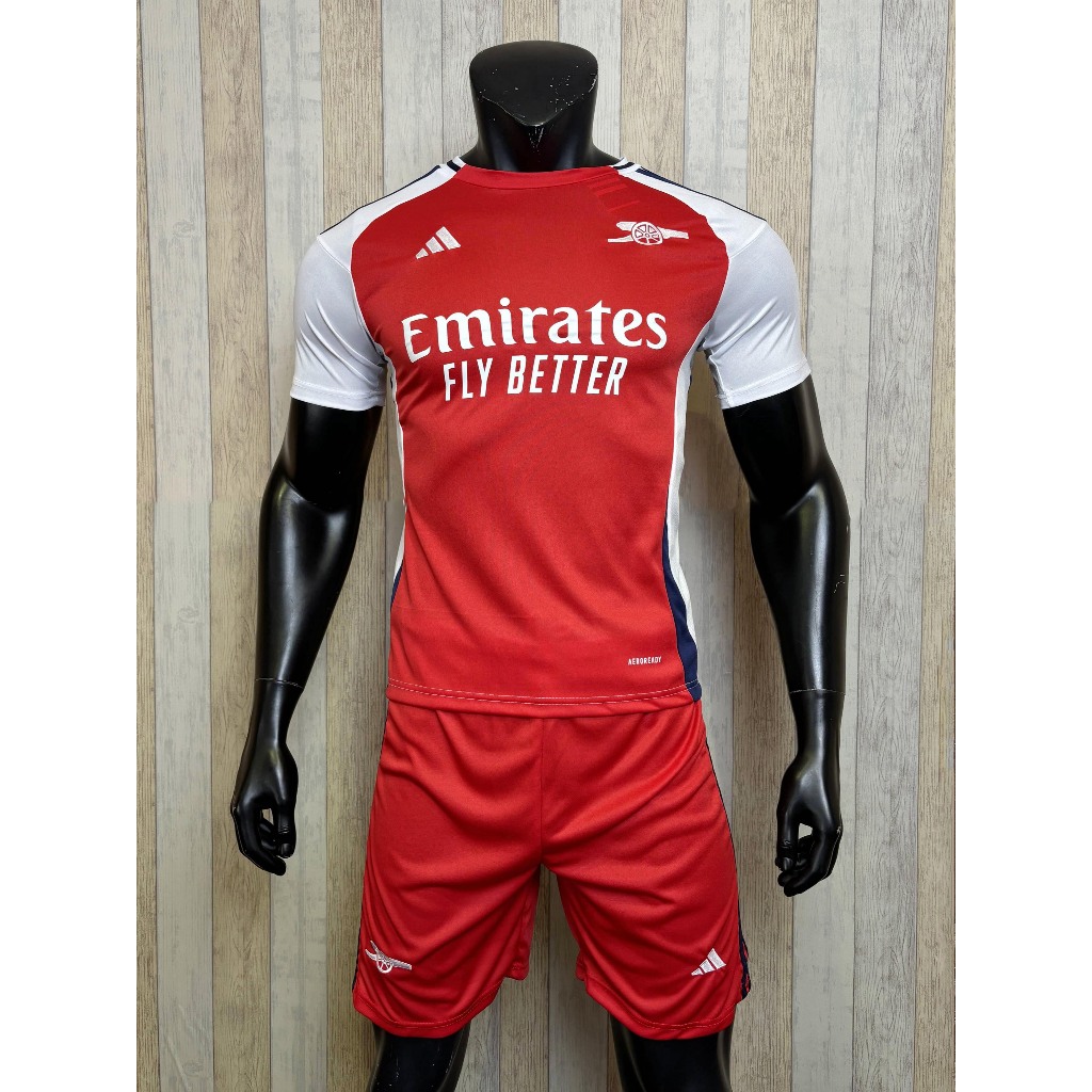 Football Uniform Sportswear Arsenal 2024/2025 (Shirt + Pants) Grade A ...