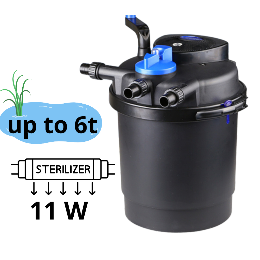 CPF-2500 Canister Filter For Fish Ponds Up To 6 Cubic Meters-Easy Wash ...