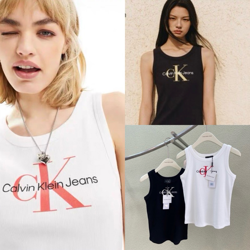 Cal tank top Detailed Embroidered Logo On The Chest Soft And Beautiful ...