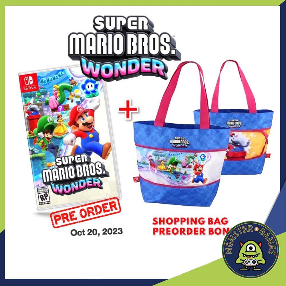 Super Mario Bros Wonder Nintendo Switch Game Original Disc 1st Hand ...