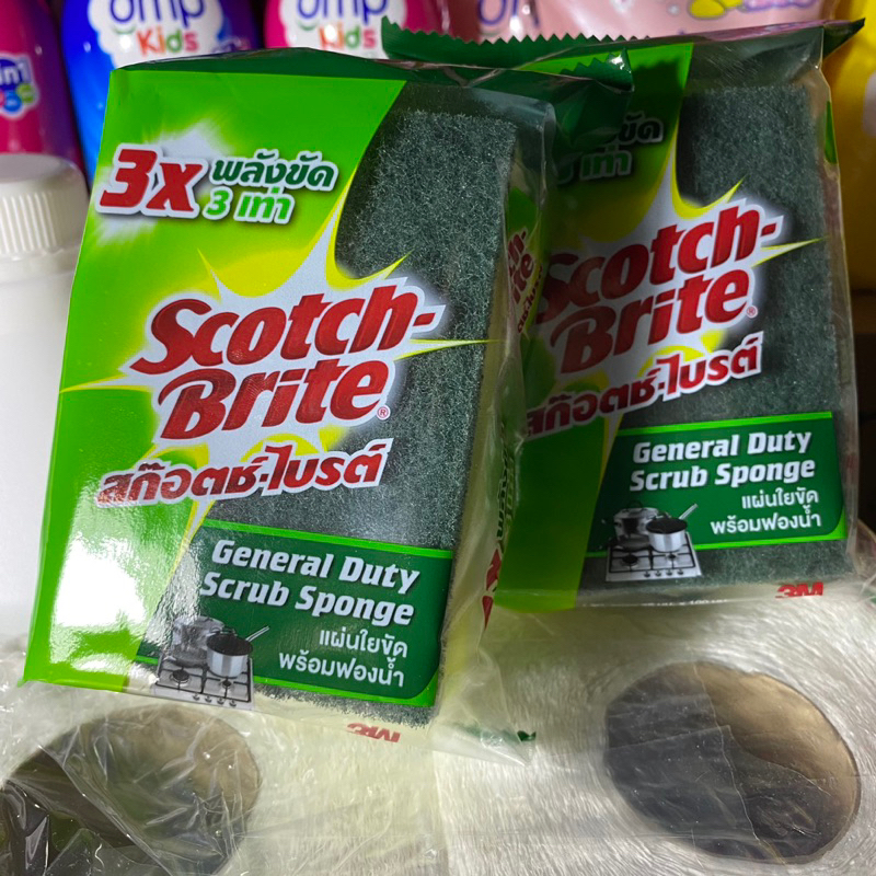 3M Scotch-Brite Scouring Pad With Sponge Scotch Brite | Shopee Malaysia