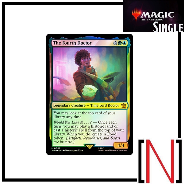 [MTG][Single][WHO] The Fourth Doctor's Level Mythic [English] | Shopee ...