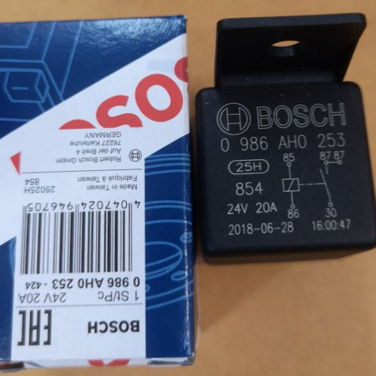 BOSCH Relay 24v5 Pin 20A Taiwan Made Blue Box | Shopee Malaysia