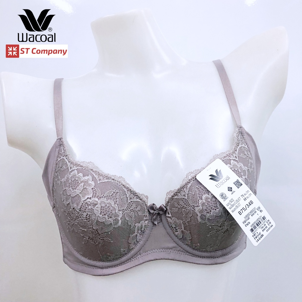 Wacoal Basic Bra Gray (GY) Model WB9924 4/5 Cup | Shopee Malaysia