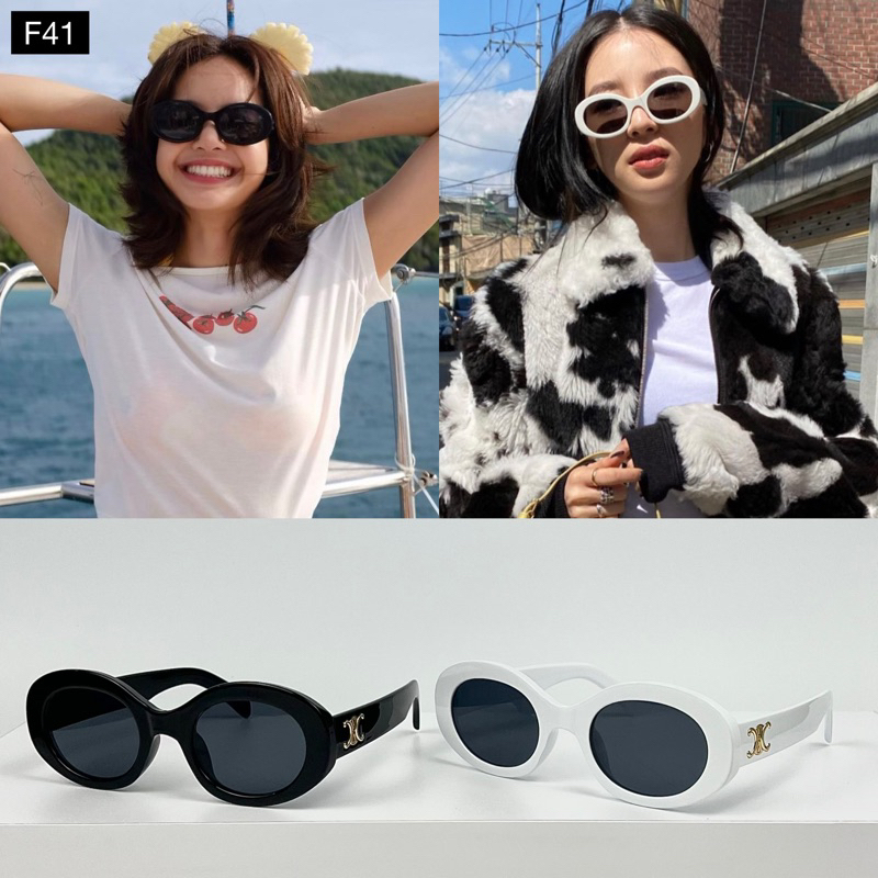 [Zeeds] Celine Sun Glasses Round Lisa Eyewear UV400 Lens | Shopee Malaysia