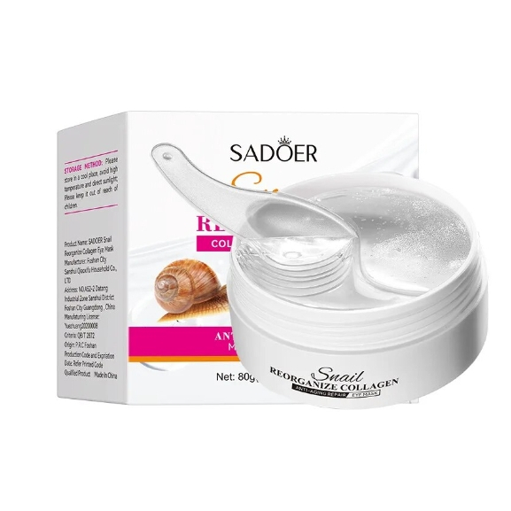 SADOER SNAIL RECONDIZE COLLAGEN EYE MASK Under Nourishment + Repair (1 ...