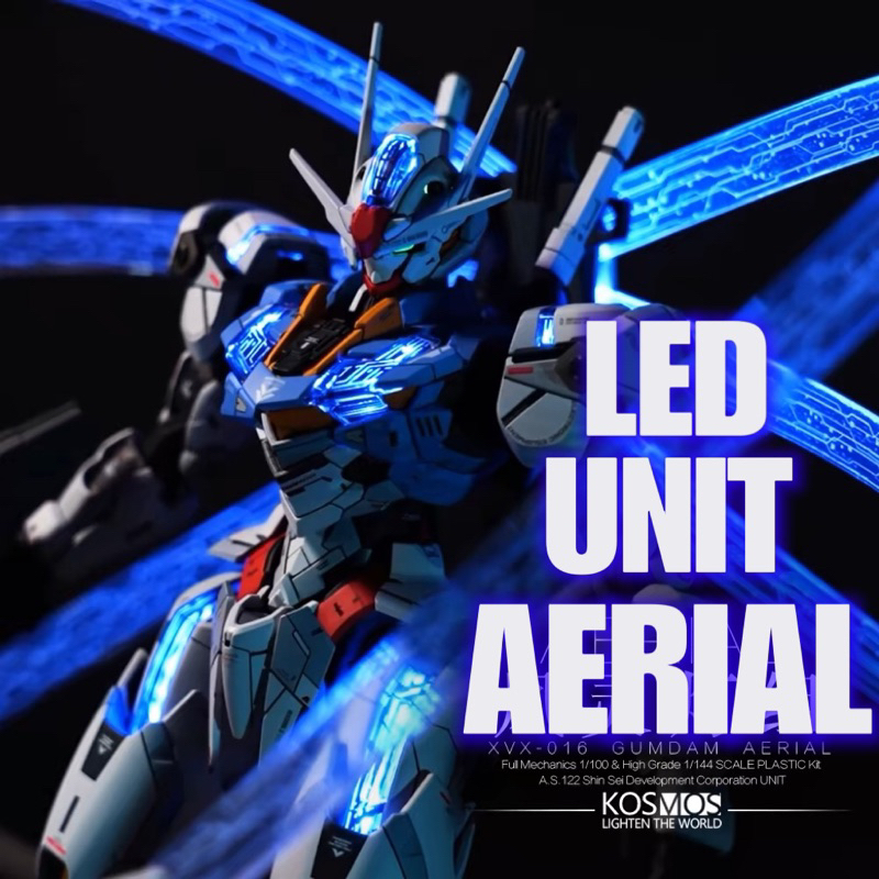 LED UNIT KOSMOS LIGHT Kit For FM 1/100 Aerial Gundam EFFECT GUNBIT ...