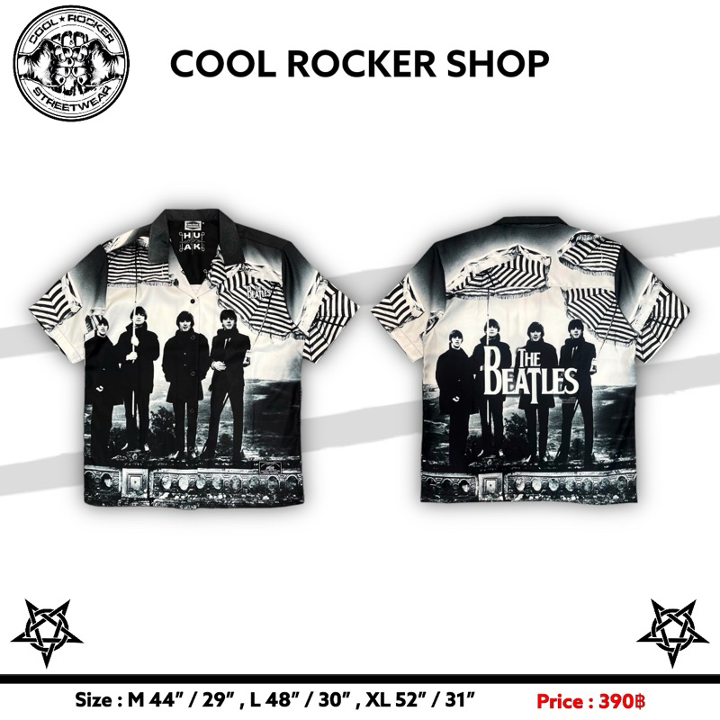 Cool Rocker: The Beatles Printed Shirt (The Beatles) | Shopee Malaysia