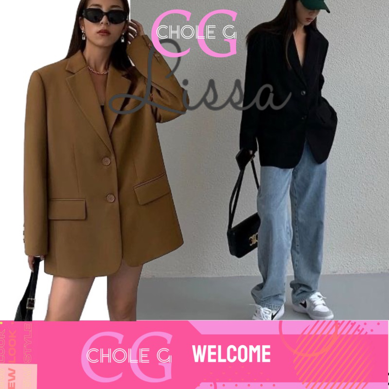 Chole G: Lissa Over Size Barzer Blazer Popular Version | Shopee Malaysia