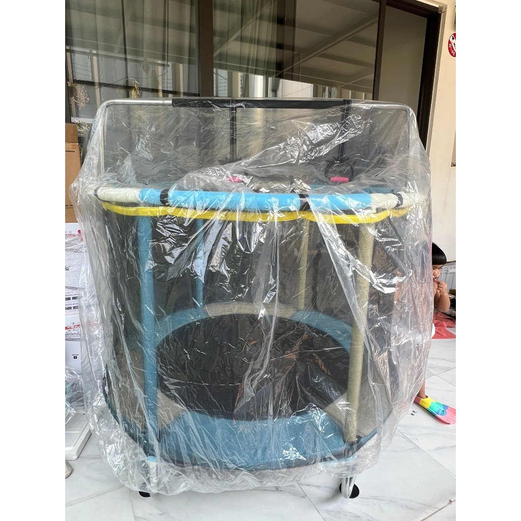 Trampoline Cover For Children Node Bar Shooting Basketball Exercise ...