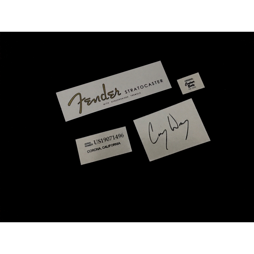 Fender Stratocaster Cory Wong Signature Guitar Head Logo | Shopee Malaysia